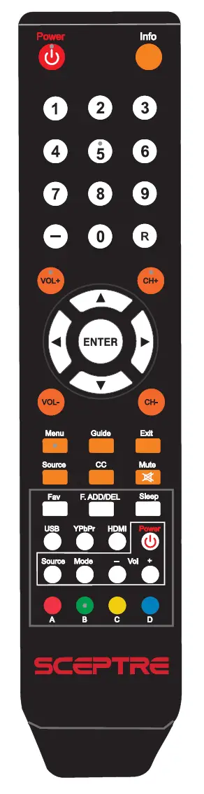 SCEPTRE X40 Series User Manual