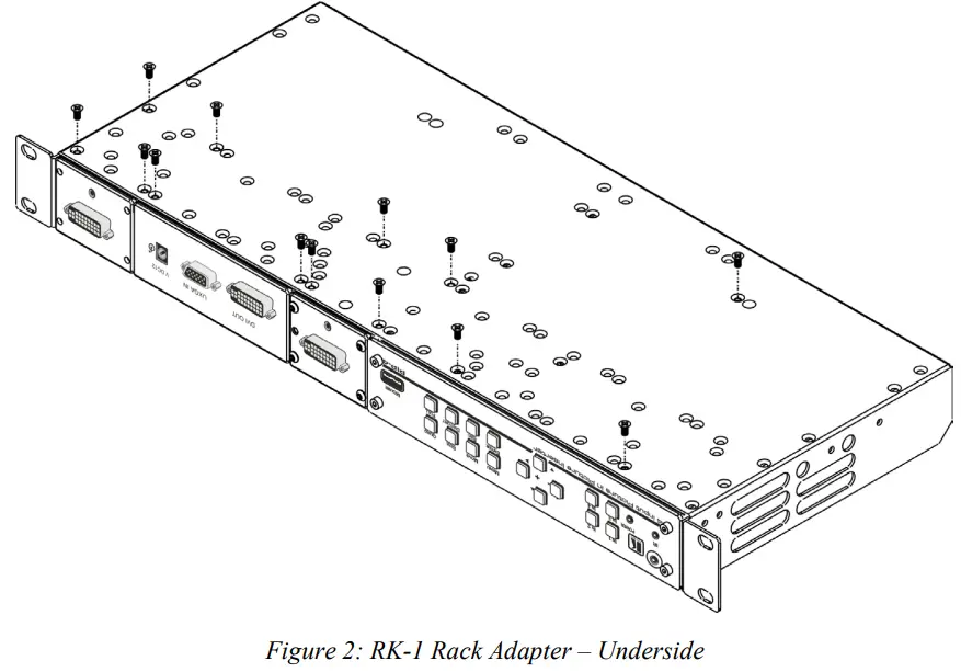 KRAMER RK-1 Rack Adapter User Manual
