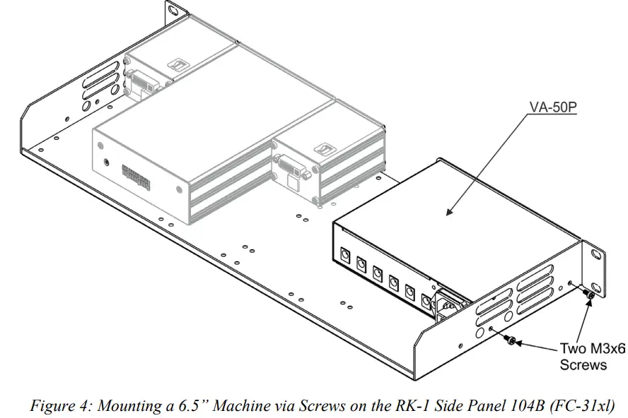 KRAMER RK-1 Rack Adapter User Manual